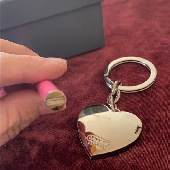Coach | Jewelry | Coach Locket Keychain And Pen Set | Poshmark